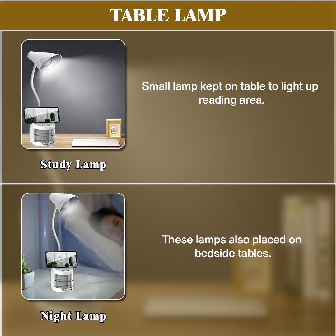 Explore the Top 5 Best Table Lamps for Study and Bedrooms at Rocklight ...