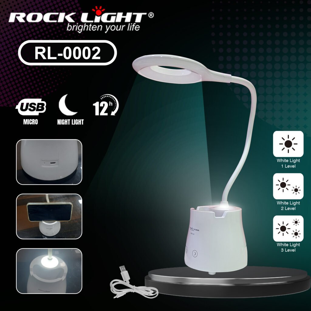 Study Table Lamp with Pen Holder – Ideal for School Students