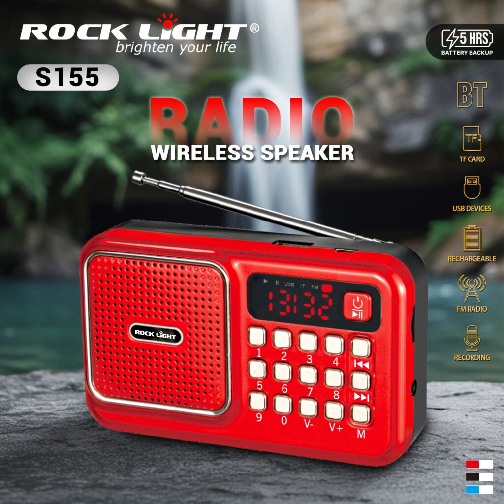 RL-S155 – Rechargeable Mini Speaker with Clear Vocals