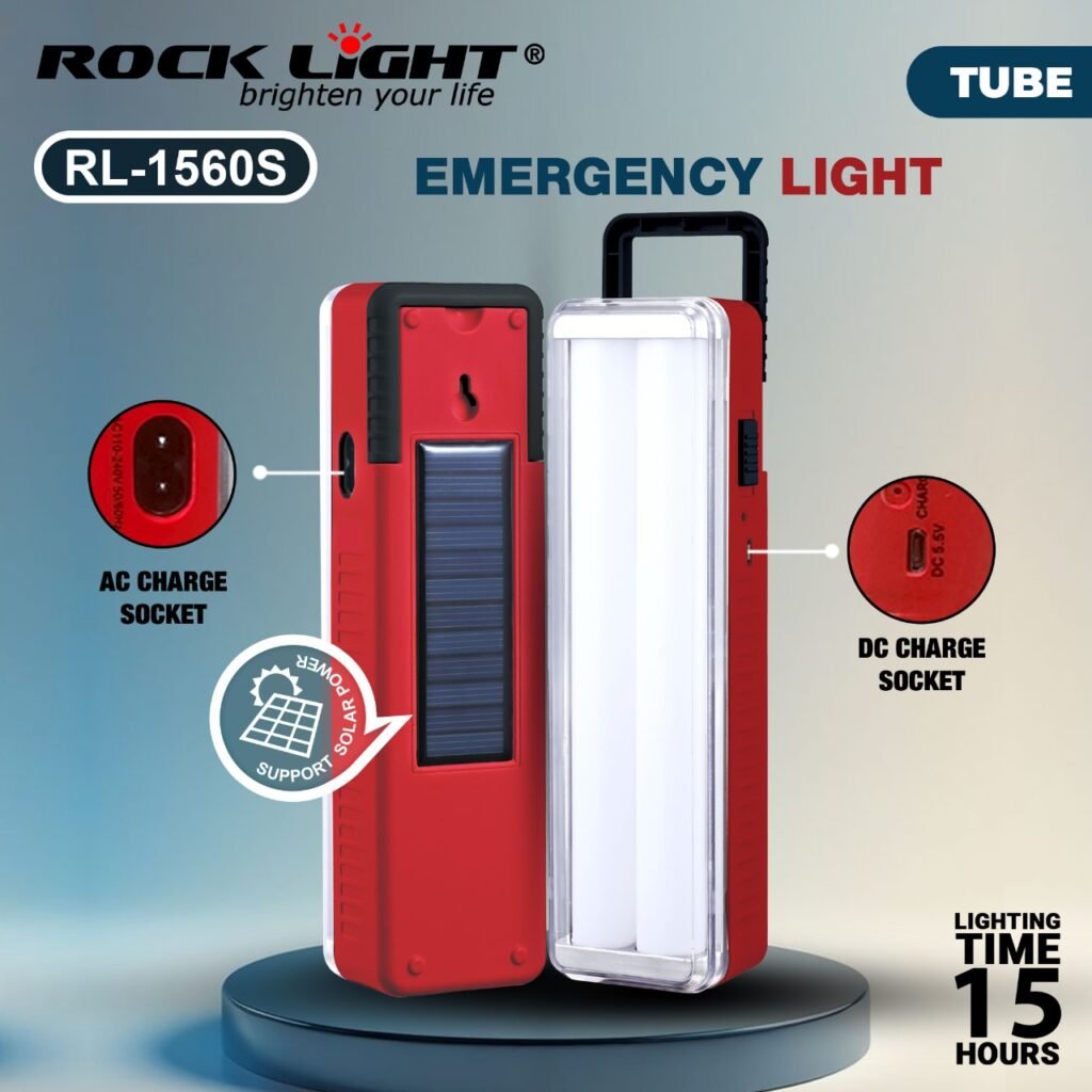 RL-1560S – Compact Emergency Light with Long Battery Backup