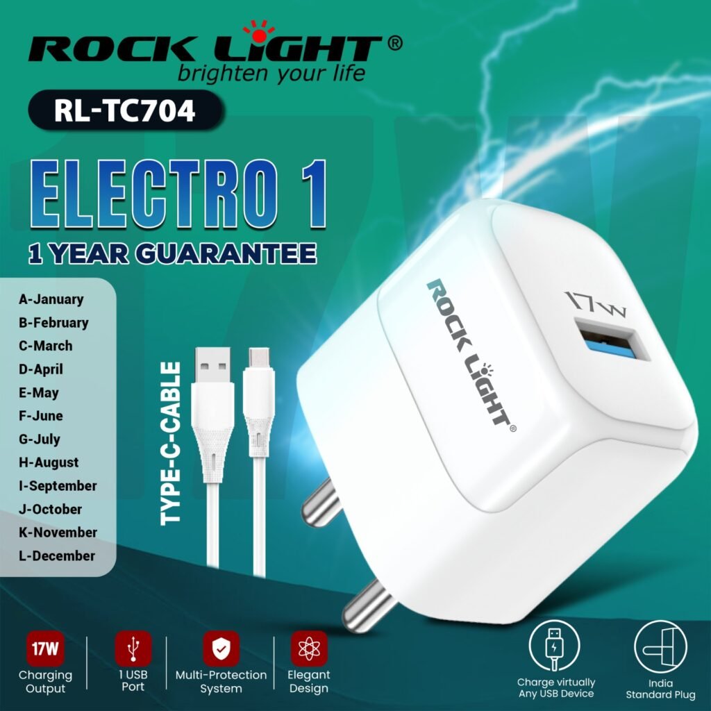 RL-TC704 (Type C) – Compact Travelling Charger with Fast Type-C Output ...