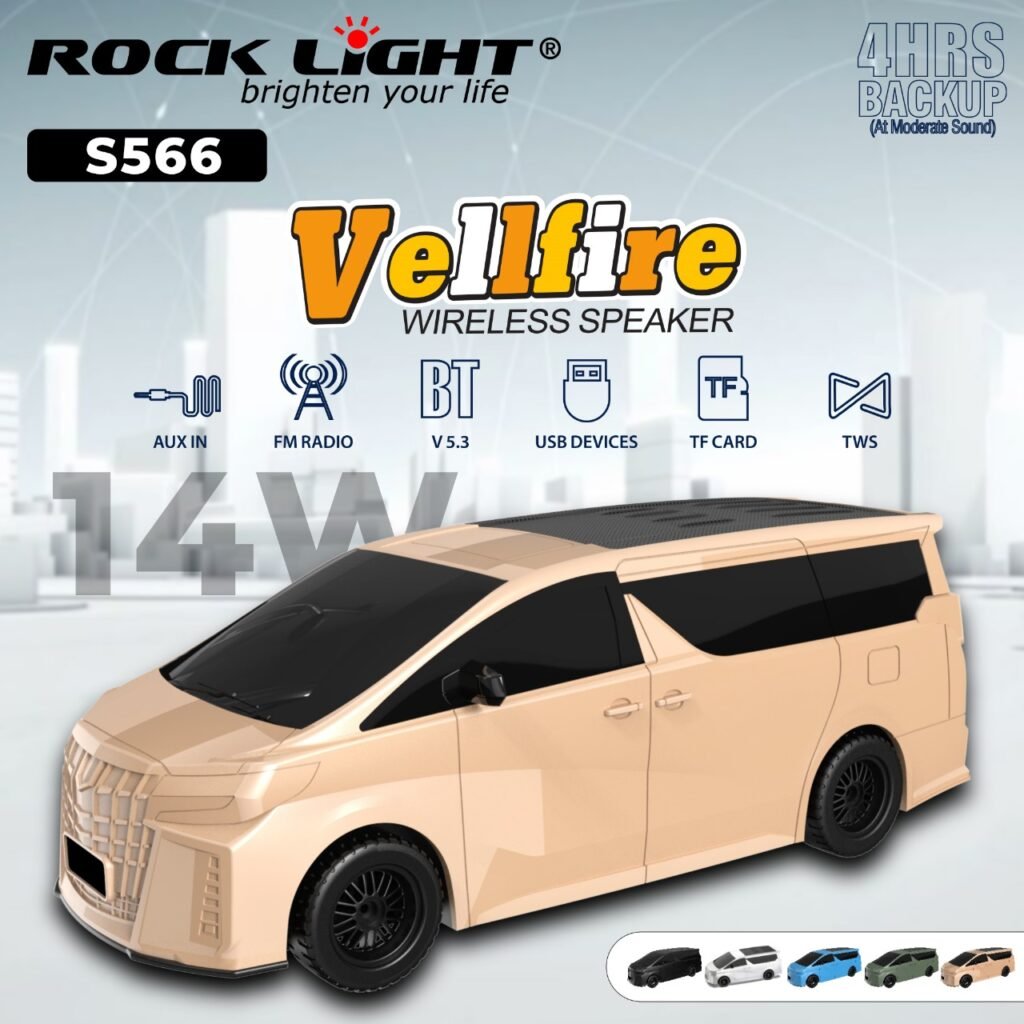 RL-S566 – Outdoor wireless speaker with strong bass and long battery ...