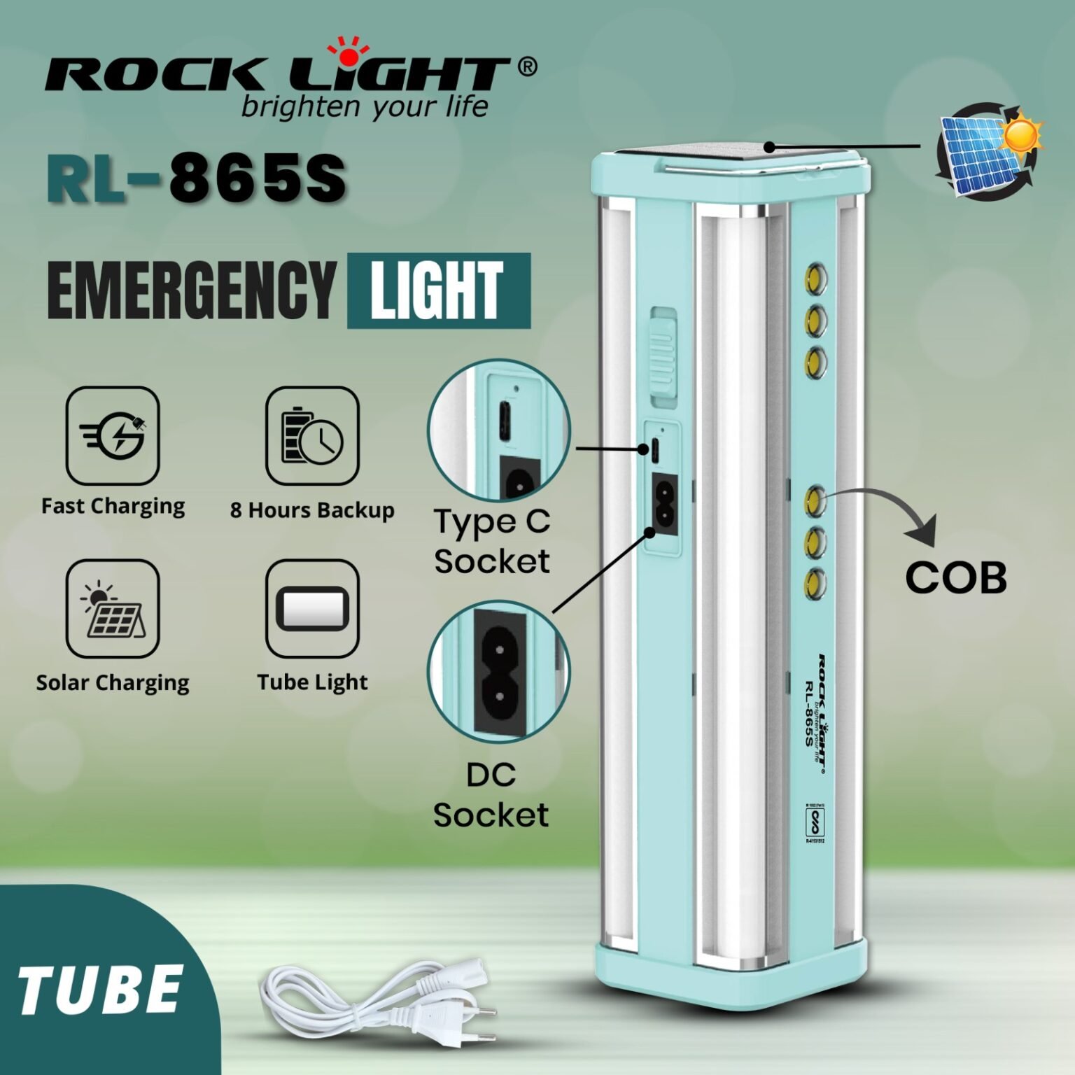 RL 865S heavy-duty stand light for studio - Rocklight.co.in