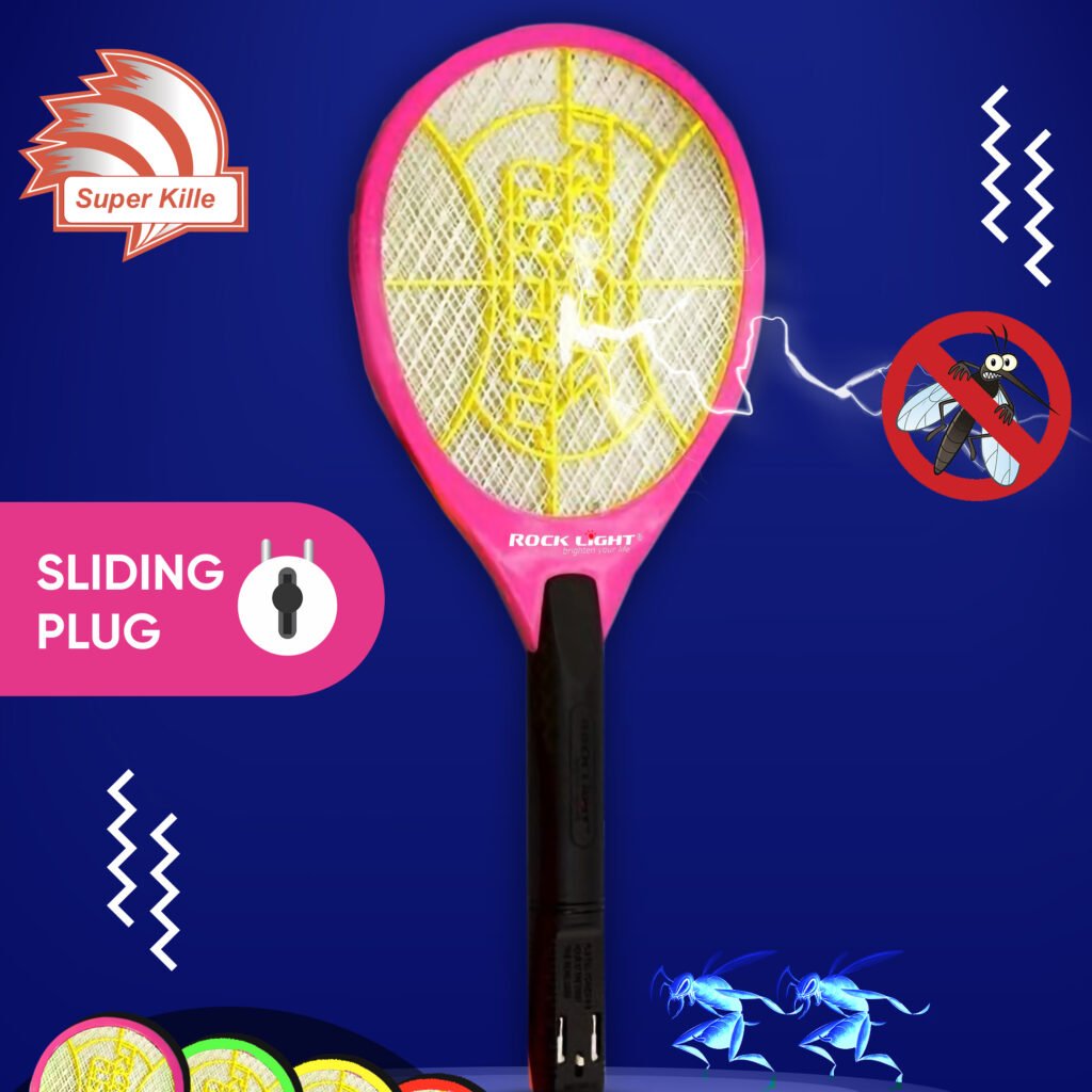 RL 06W Mosquito bat high-voltage mesh for instant killing - Rocklight.co.in