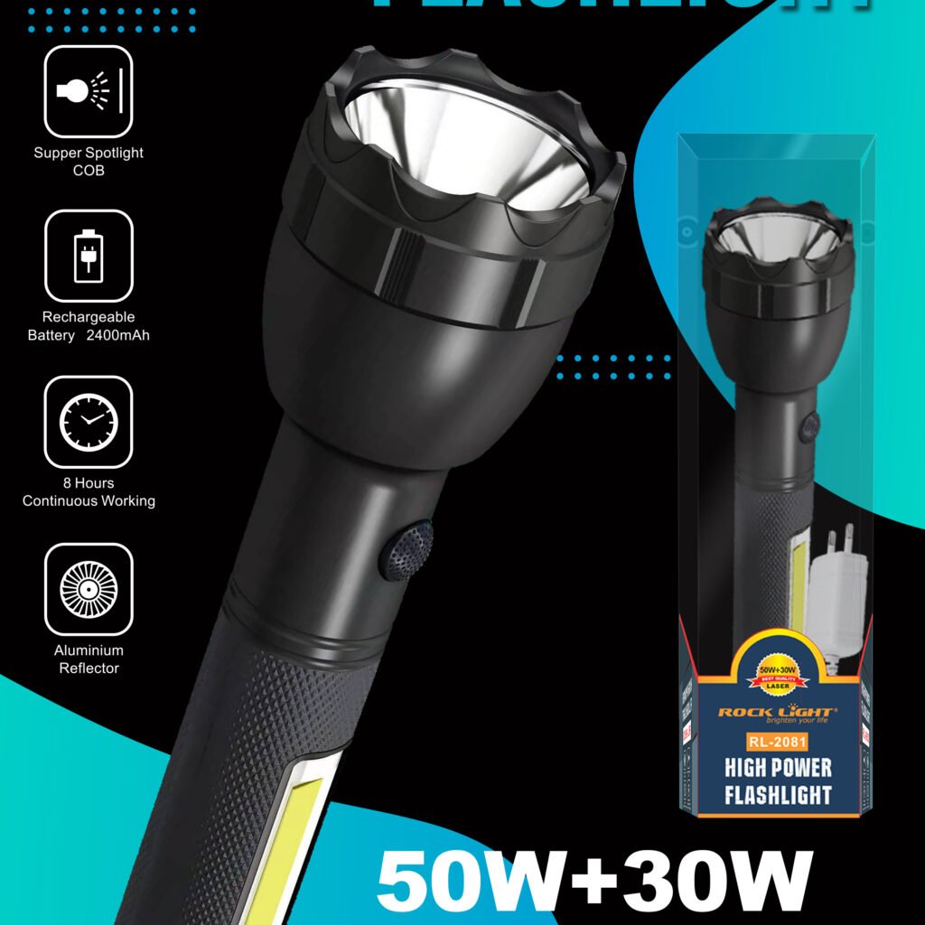 RL-2081 | Slim Design Rechargeable Hand Torch for Home & Office ...