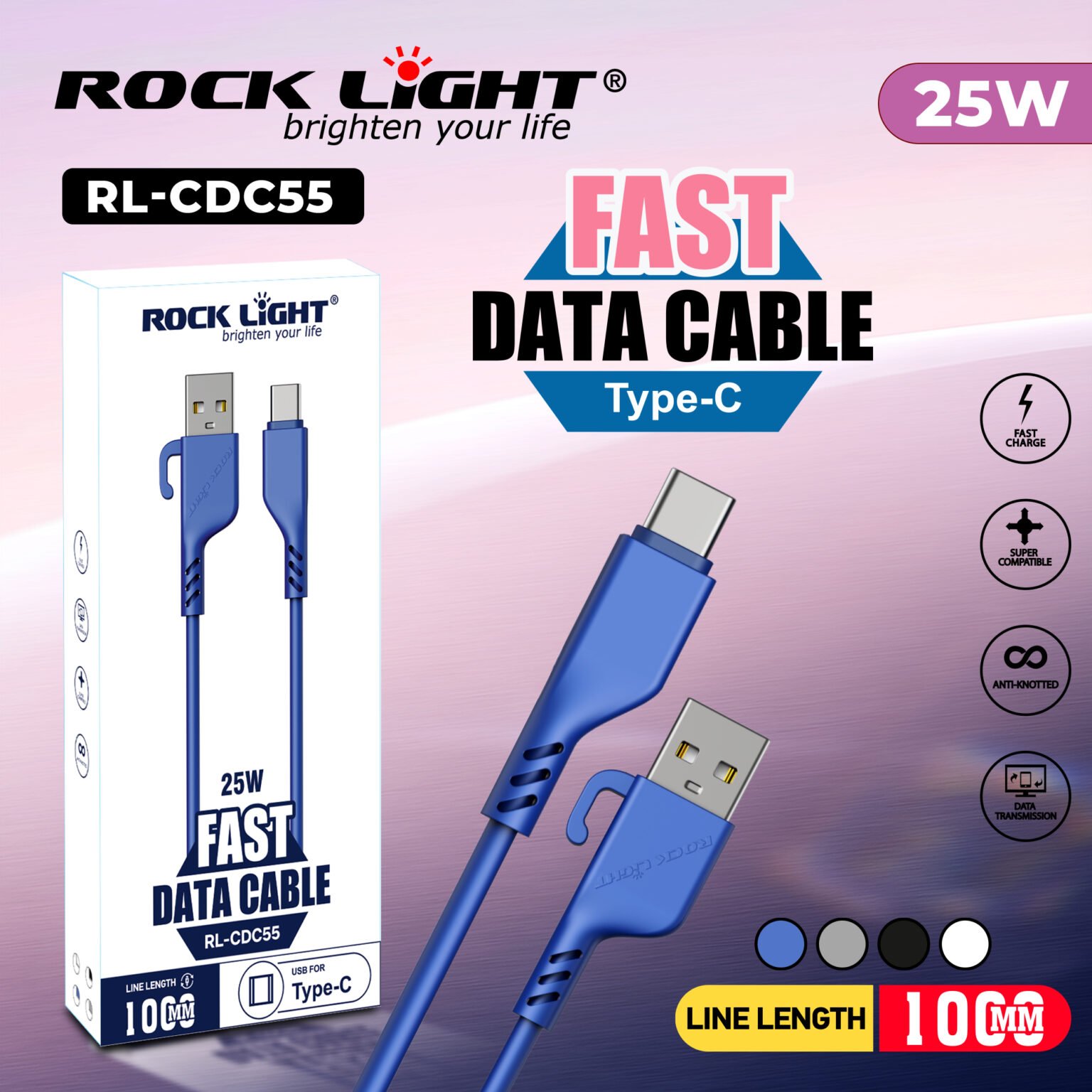 RL-CDC55 | Heavy-Duty Micro USB Data Cable with Rapid Charging ...
