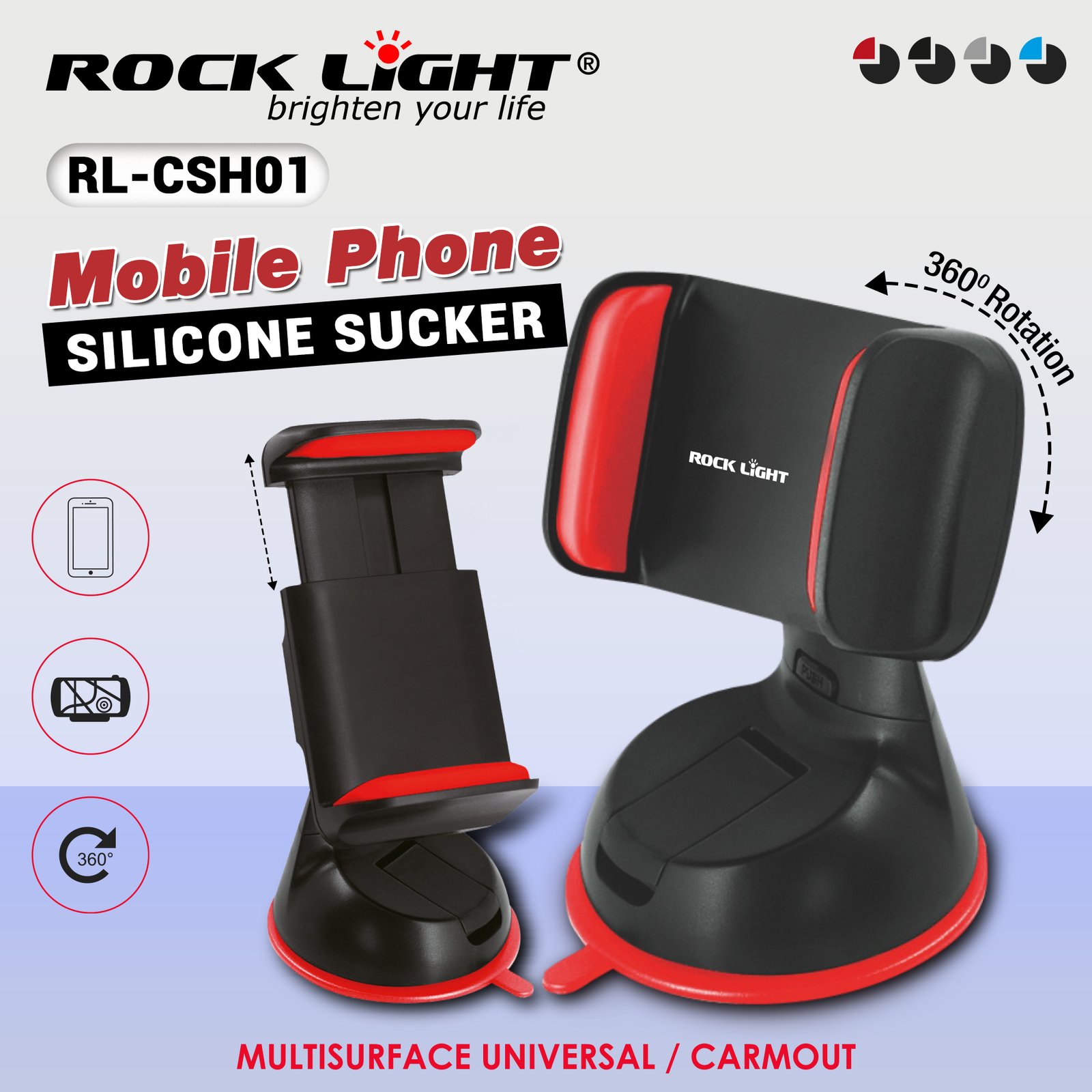 RL-CSH01 | Adjustable Dashboard & Windshield Car Stand for Secure ...