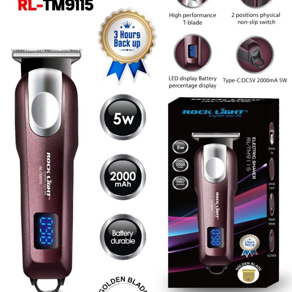 RL TM9115 Trimmer sharp stainless steel blades for clean trim ...